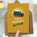 Land Rover Birthday Card By The Typecast Gallery | notonthehighstreet.com