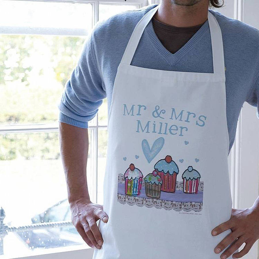 Mrs Apron Personalized Wedding Apron - Perfect For Bride & Groom, Mr ...