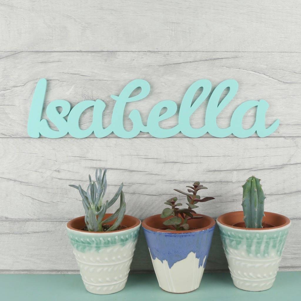 acrylic name sign by lisa angel | notonthehighstreet.com