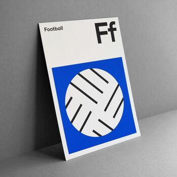 Football Ball, Bold Prints For Kids And Cool Spaces By Dinkit ...