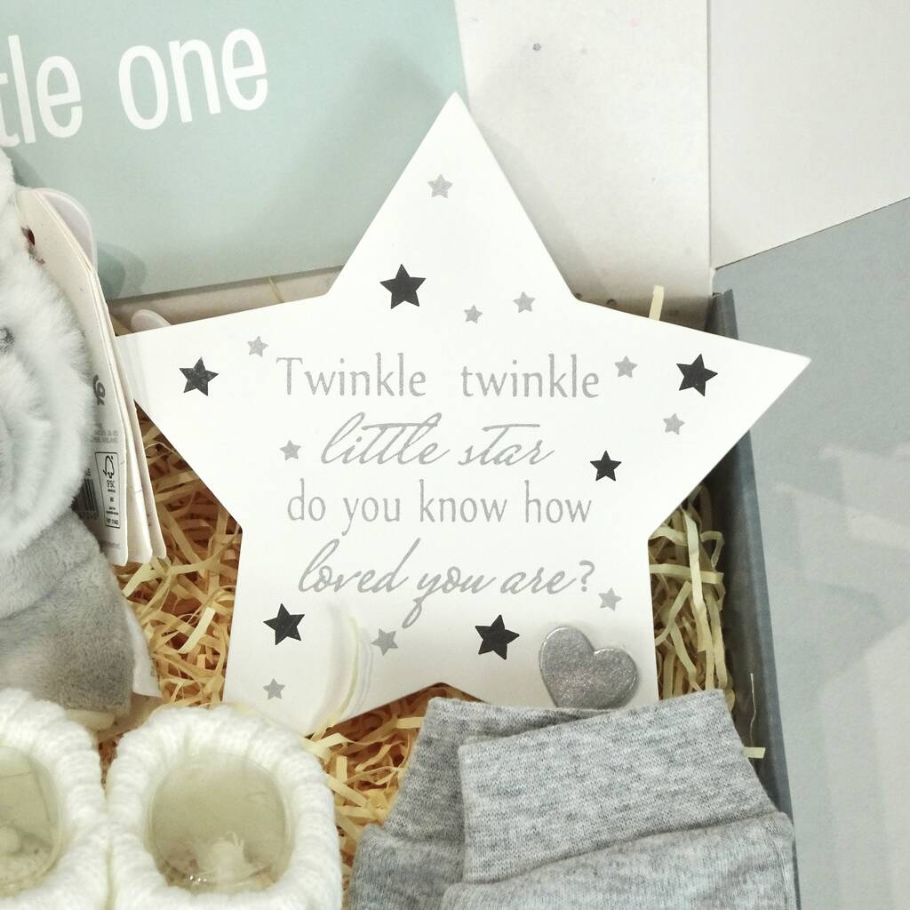 Twinkle Little Star New Baby Gift Set Box By The Baby Hamper Store