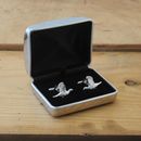 Pheasant Cufflinks In Sterling Silver By Heather Scott Jewellery ...