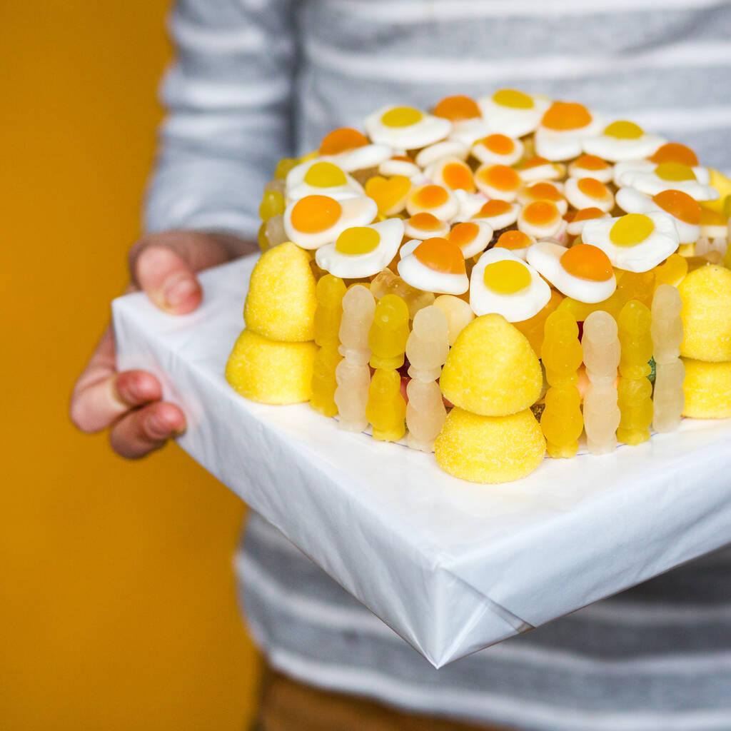 'Eggcellent' Dad Fathers Day Sweetie Cake Gift By Lollylish