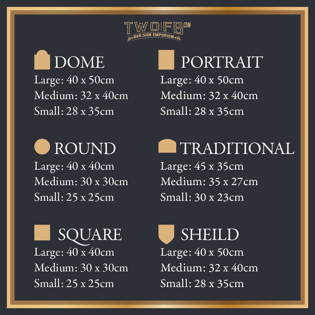 Staying Inn Personalised Pub Sign/Bar Sign/Man Cave By Two Fat Blokes ...