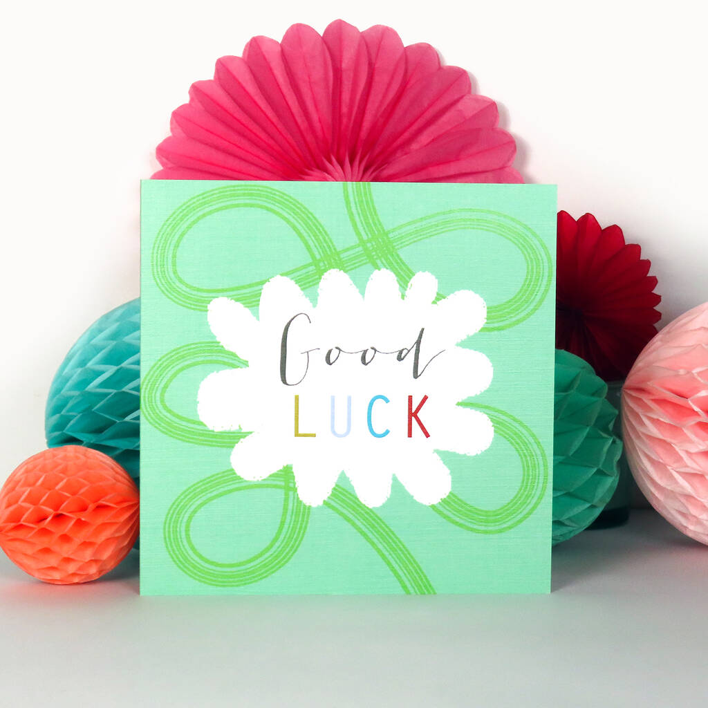Good Luck Card By Kali Stileman Publishing