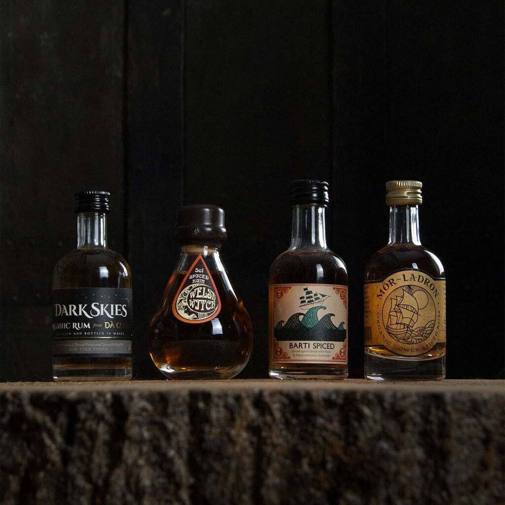 Welsh Rum Taster Set Gift Box One By The Rum Company ...