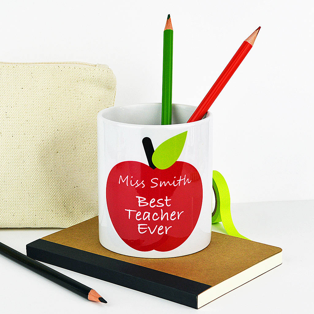 Personalised Teacher Pen Pot By Andrea Fays | notonthehighstreet.com