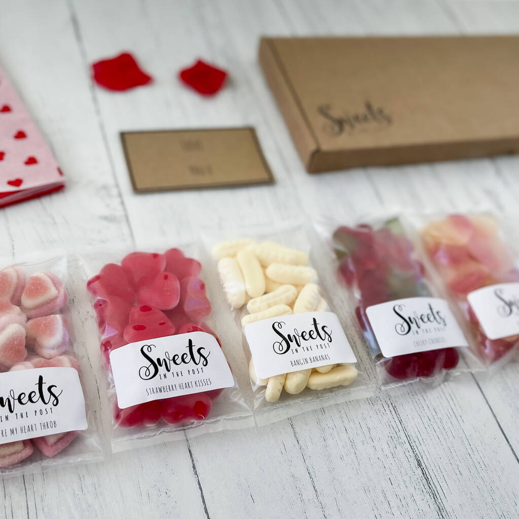 Valentines Personalised Love Heart Letterbox Sweets By sweets in the ...