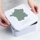 Personalised 10th Anniversary Typographic Tin Box By Delightful Living ...