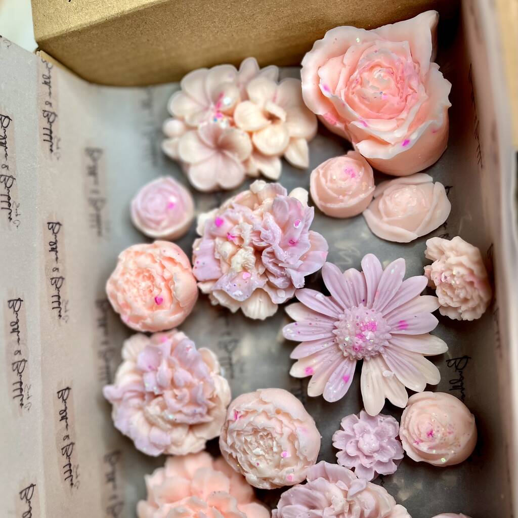 Handmade Box Of Flower Garden Soy Wax Melts Mothers Day By Buddha ...