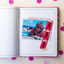 family activity and memory book in hot pink by illustries ...