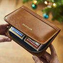 Personalised Leather Playing Card Holder With Cards By Vida Vida ...