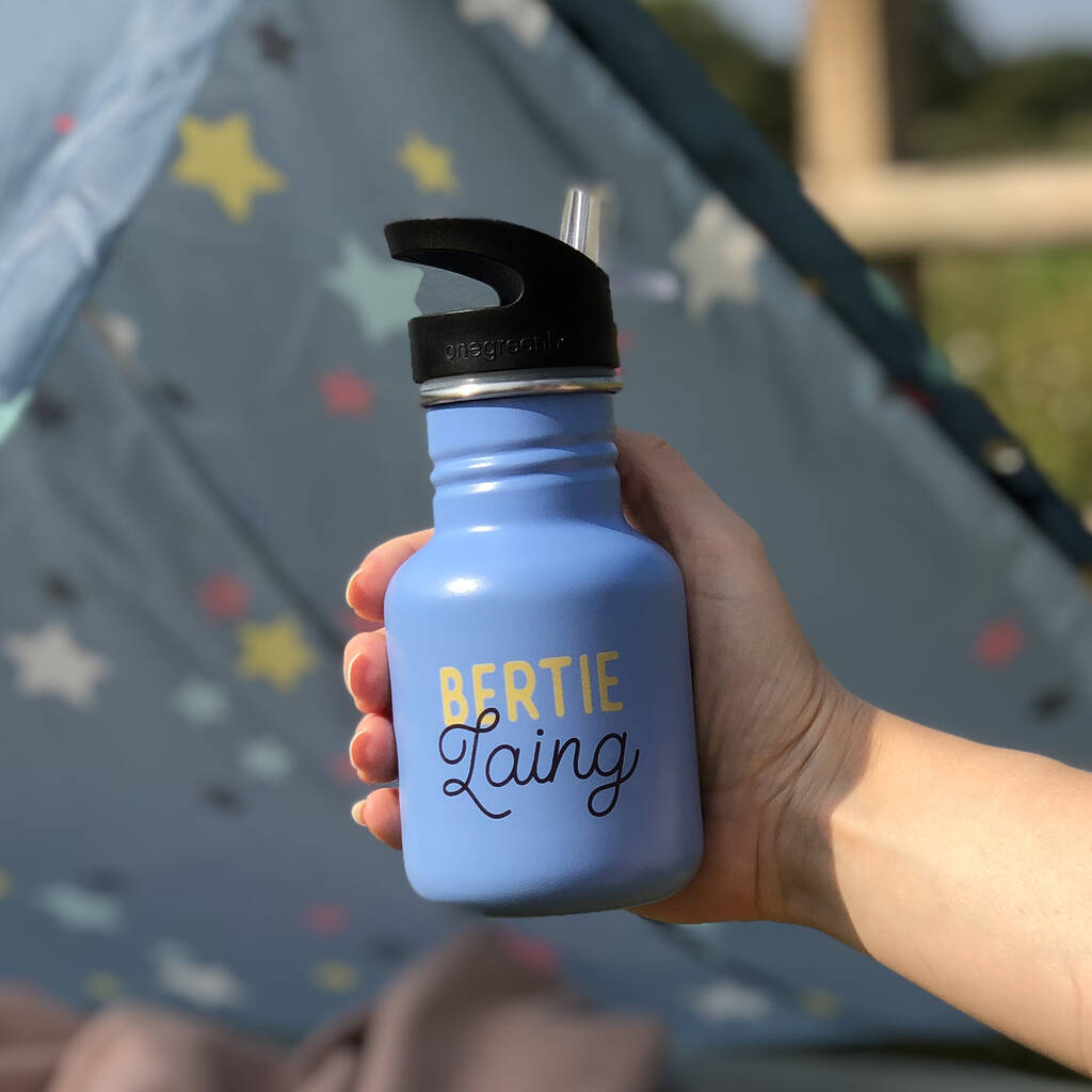 Personalised Kids Name Water Bottle By Becky Broome ...