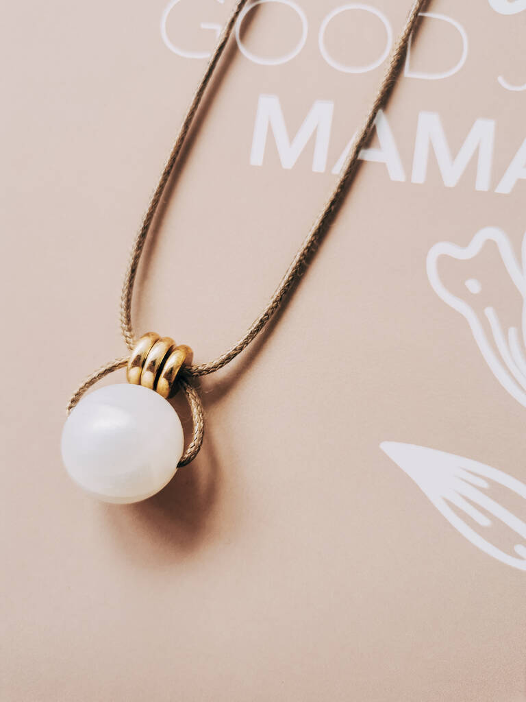 Antique Gold Pearl Breastfeeding Teething Necklace By Bennie blooms ...