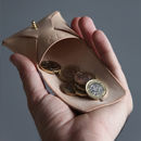 personalised leather coin pouch by hyde wares | notonthehighstreet.com