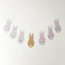 Bunny Rabbit Pastel Liberty Fabric Garland By Nickynackynoo ...