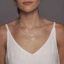 Gold Or Silver Layered Necklace Set With Karma Disc By Lulu + Belle ...