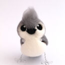 Needle Felted Tufted Titmouse By Feltmeupdesigns | notonthehighstreet.com