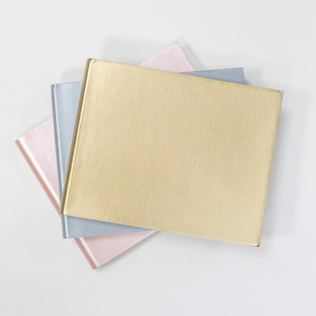 Wedding Guest Book With A Wedding Logo Designed By BeGolden ...