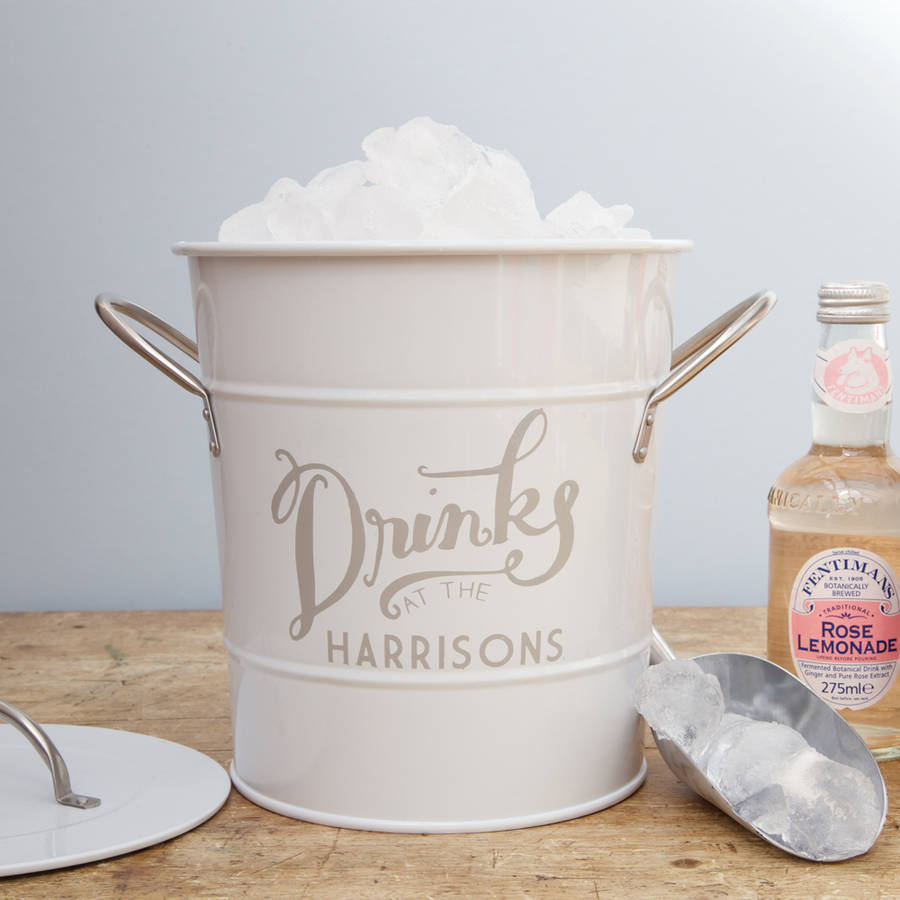 personalised ice bucket by jonny's sister | notonthehighstreet.com