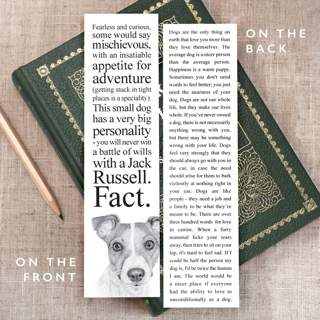 Jack Russell Card; Jack Russell Silhouette By Coulson Macleod ...