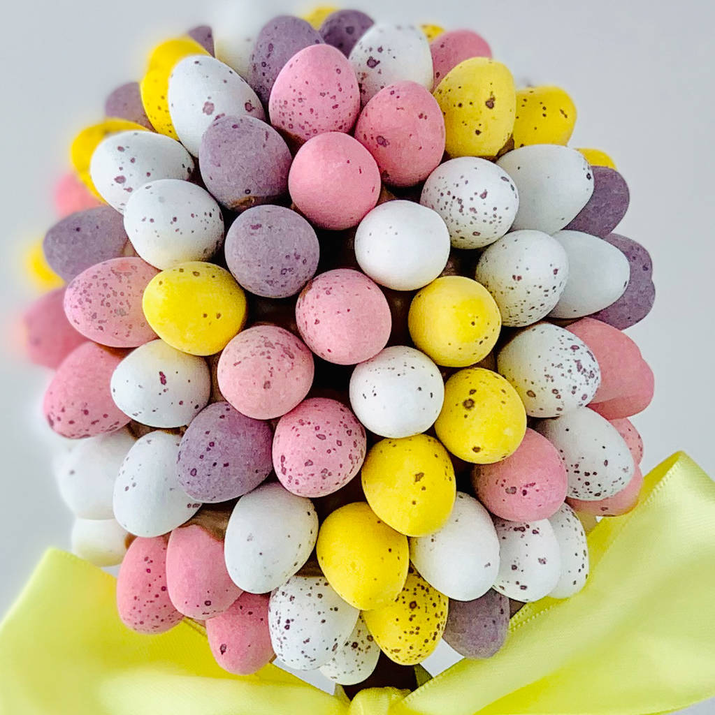 a chocolate tree made with cadbury mini eggs by sweet trees ...