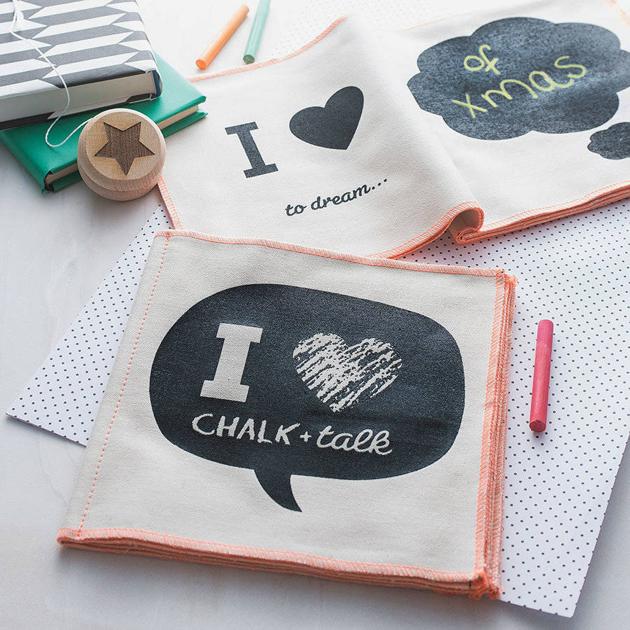 chalk and talk chalkboard cloth book i love by little mashers ...