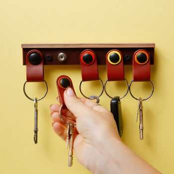 Personalised Key Organisation System For Five Keys Fobs By Johny Todd ...