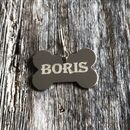 Gold And Silver Bone Dog Tag By Broughton & Co | notonthehighstreet.com