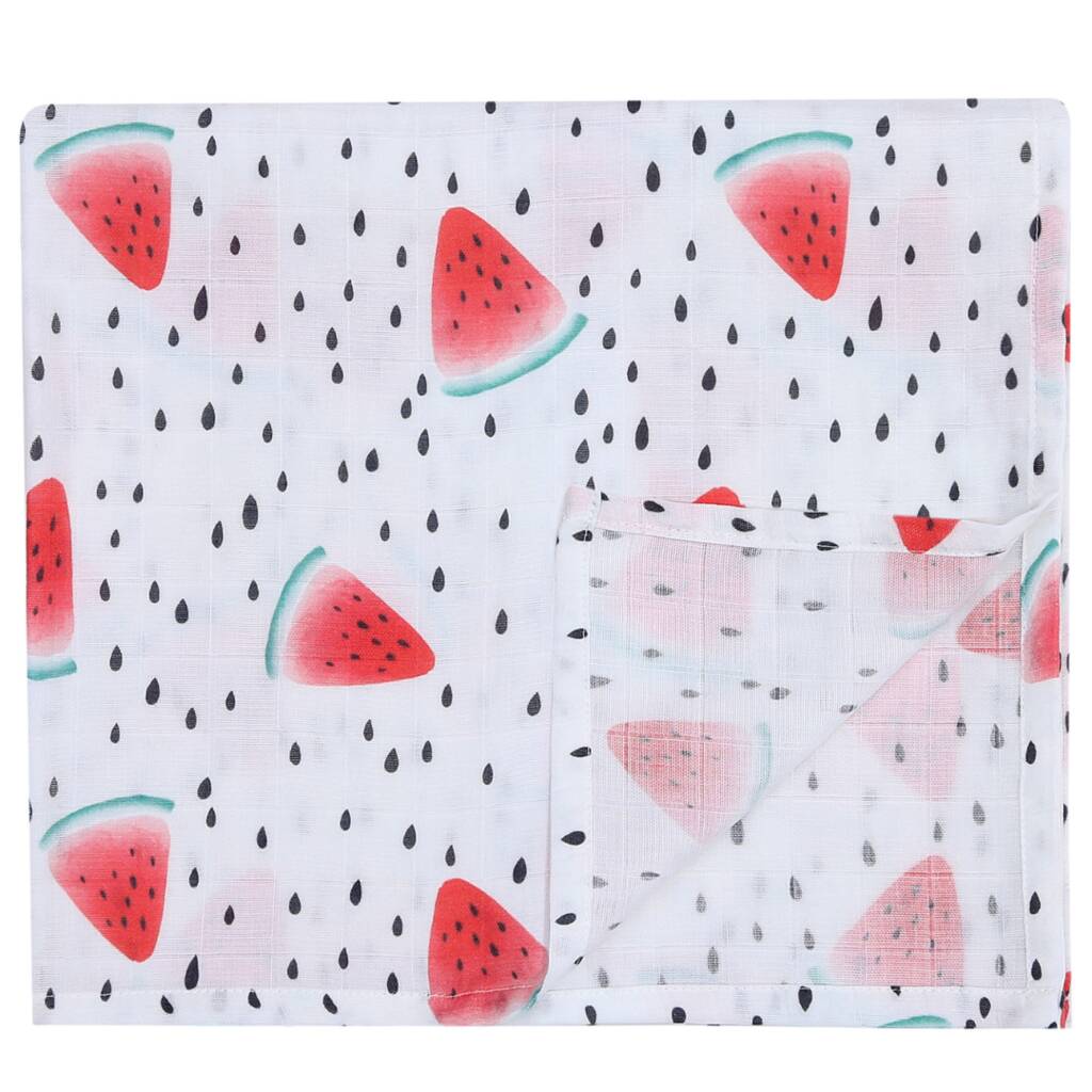 Muslin Baby Bed Sheet Watermelon By GEOPLE Home & Baby ...