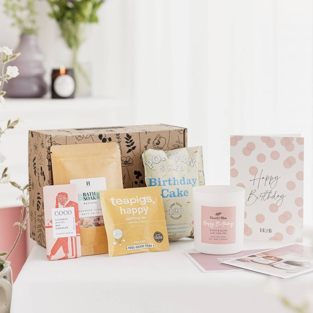Happy Birthday Pamper Aromatherapy Gift Box By Hazel & Blue ...