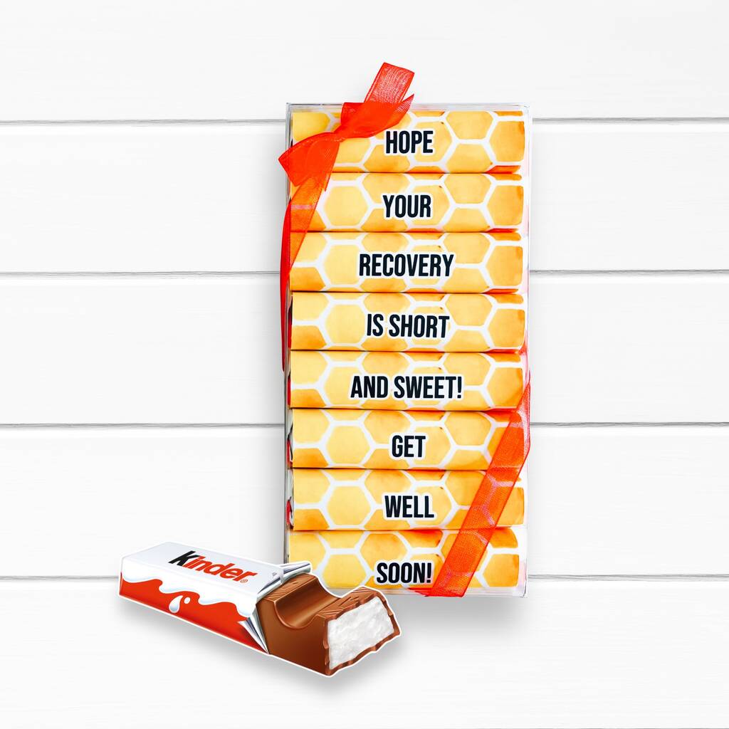 Personalised Get Well Soon Sweet Chocolate Gift By My Personalised ...