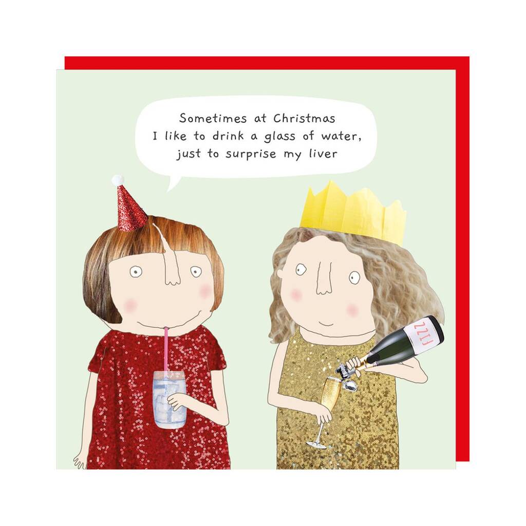 Surprise Liver Christmas Card By Rosie Made A Thing
