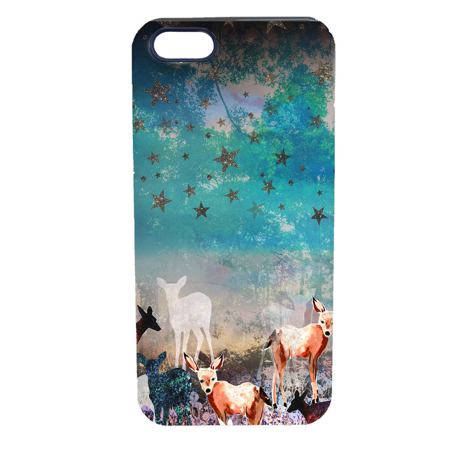 Deer Enchanted Forest Phone Case By Nikki Strange | notonthehighstreet.com