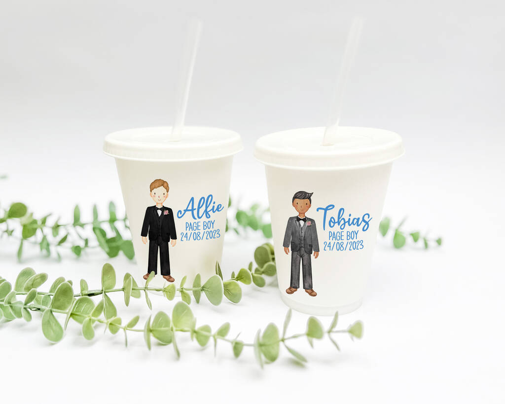 Personalised Page Boy Cup By Hope & Eve