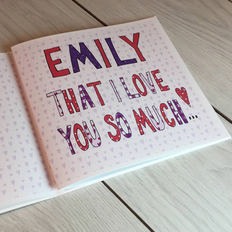 Personalised Will You Marry Me Book Card By Claire Sowden Design ...