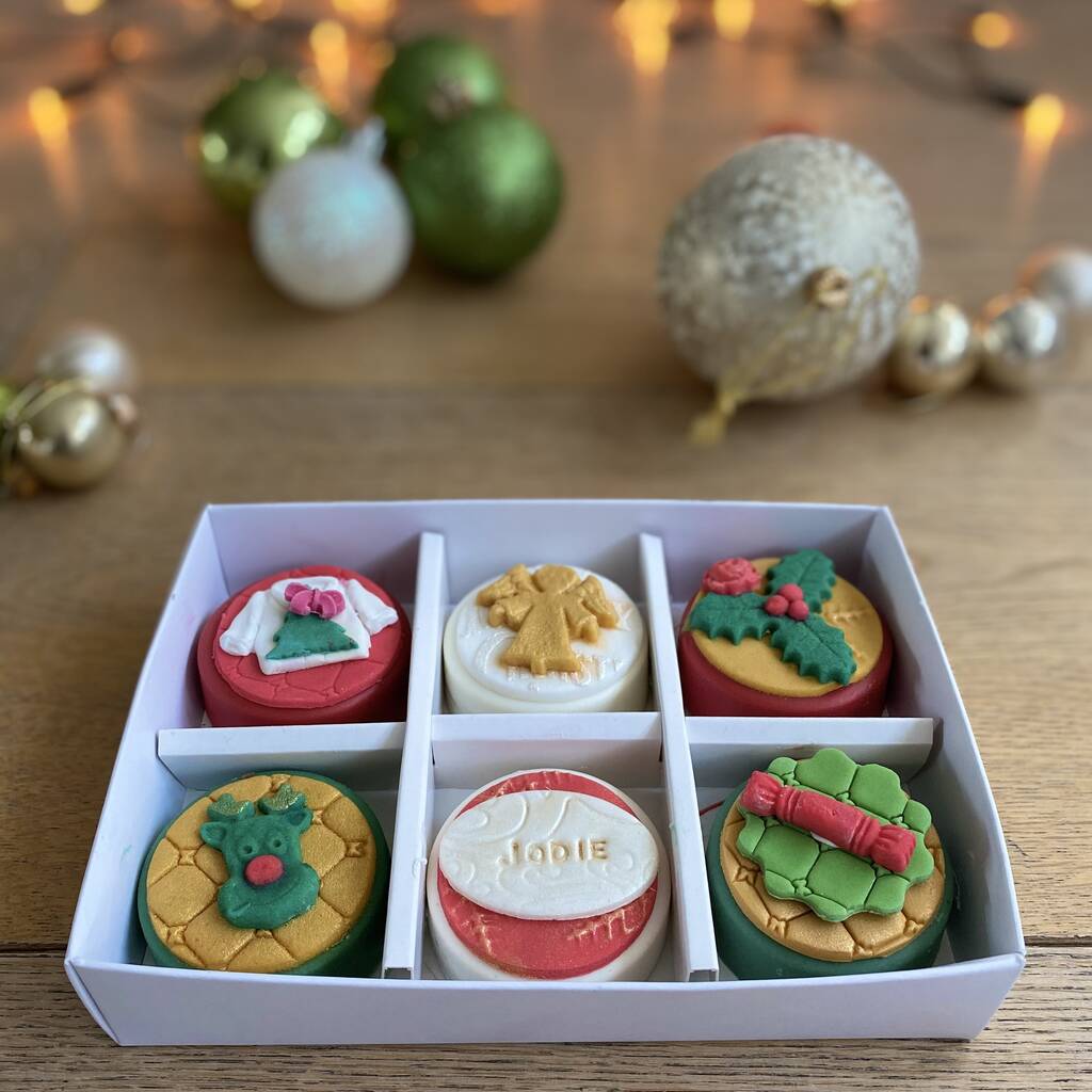 Personalised Christmas Gift Box By La Di Da Sweet Treats ...