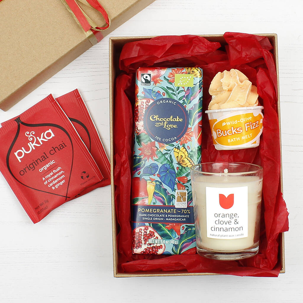 cosy night in natural gift set by green tulip | notonthehighstreet.com