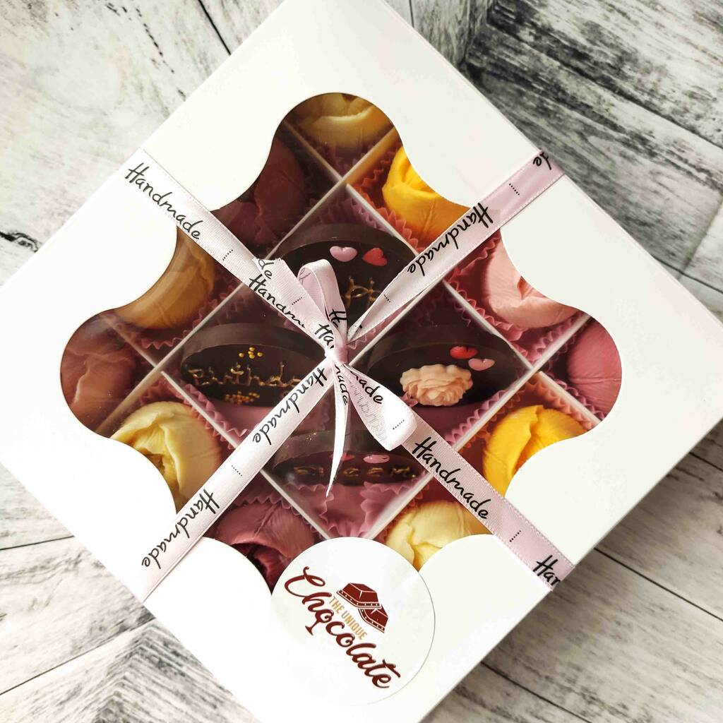Exclusive Chocolate Tulips, Personalised Flowers Gift By The Unique ...