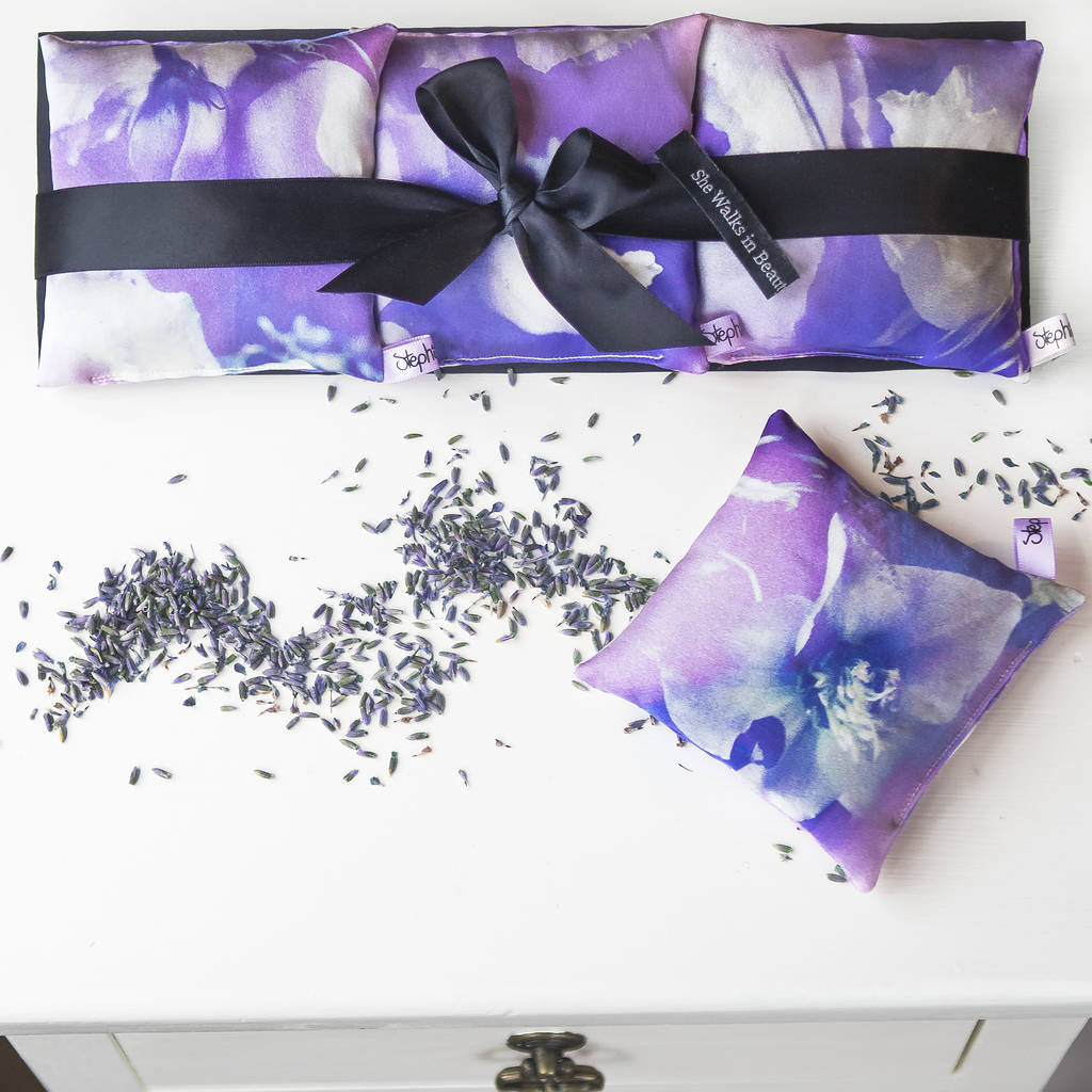 silk lavender bags by stephieann | notonthehighstreet.com