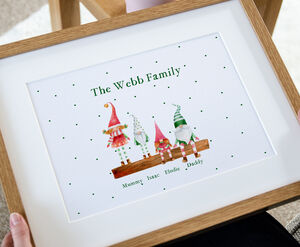 Personalised Gonk Family Print By Heartstrings Online ...