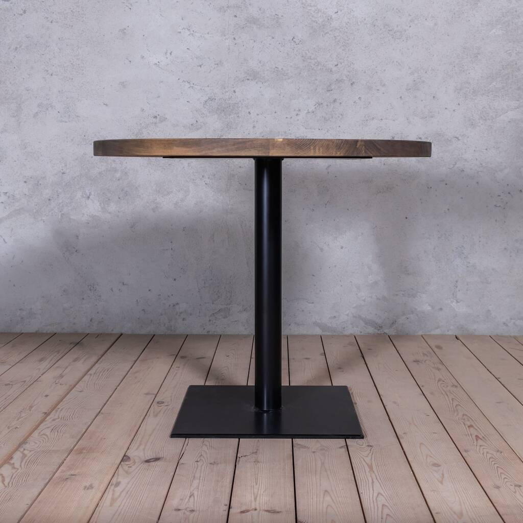 Bistro Solid Wood Round Dining Table By Cosy Wood | notonthehighstreet.com