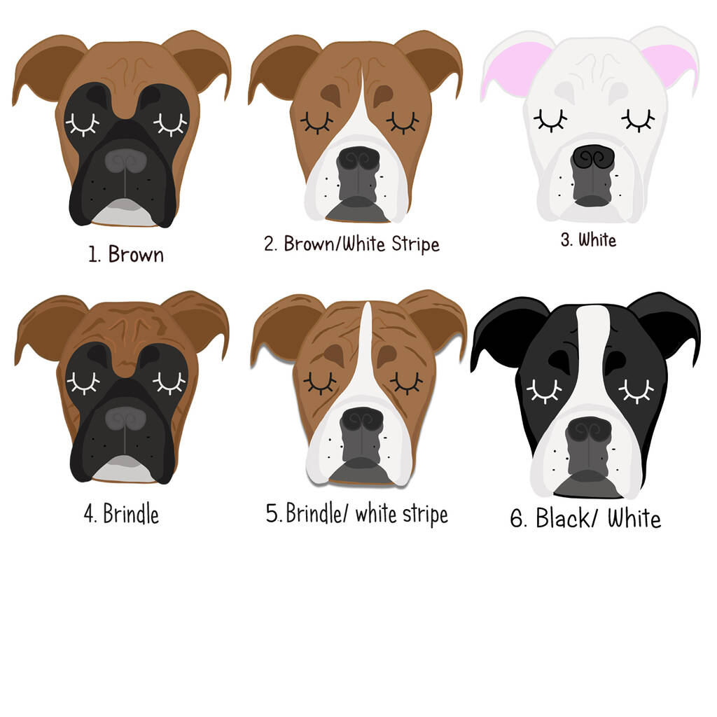 Boxer Personalised Dog Name ID Tag By Hoobynoo | notonthehighstreet.com