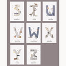 Personalised Boys Initial Print By Paintlovestudio | notonthehighstreet.com
