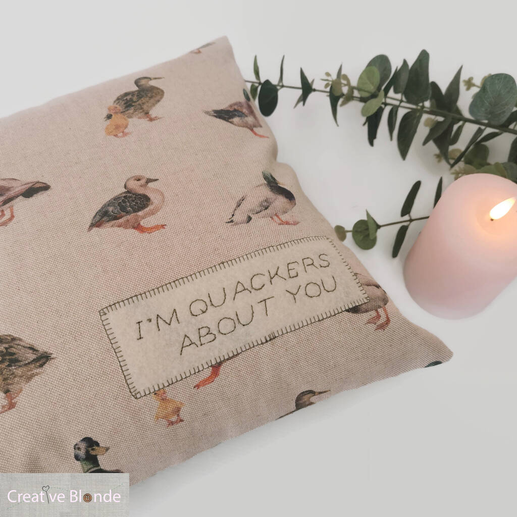 Personalised Custom Duck Cushion, Gifts For Her By CreativeBlonde Gifts ...