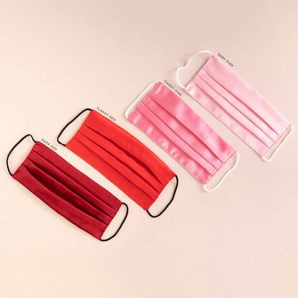Silk Satin Face Mask By Linea Masks | notonthehighstreet.com