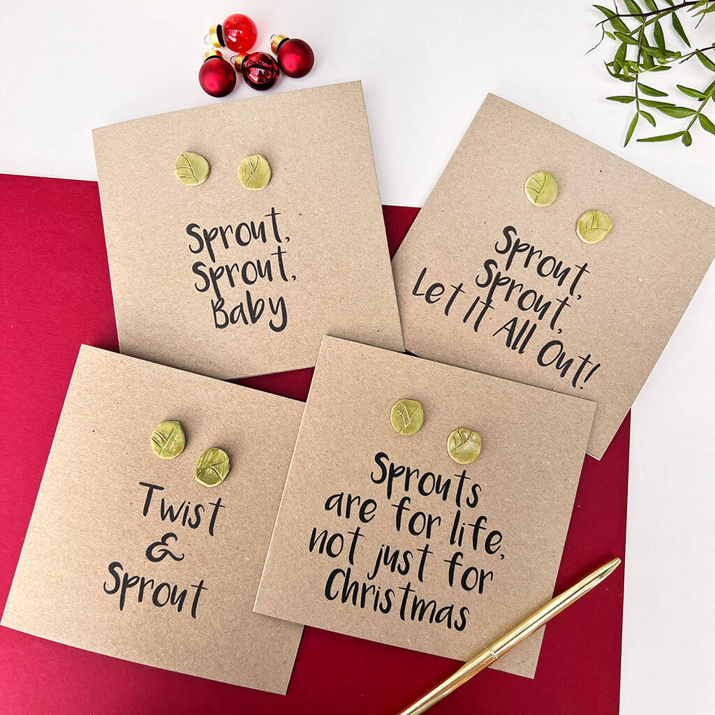 Handmade Sprout Christmas Cards By Juliet Reeves Designs ...
