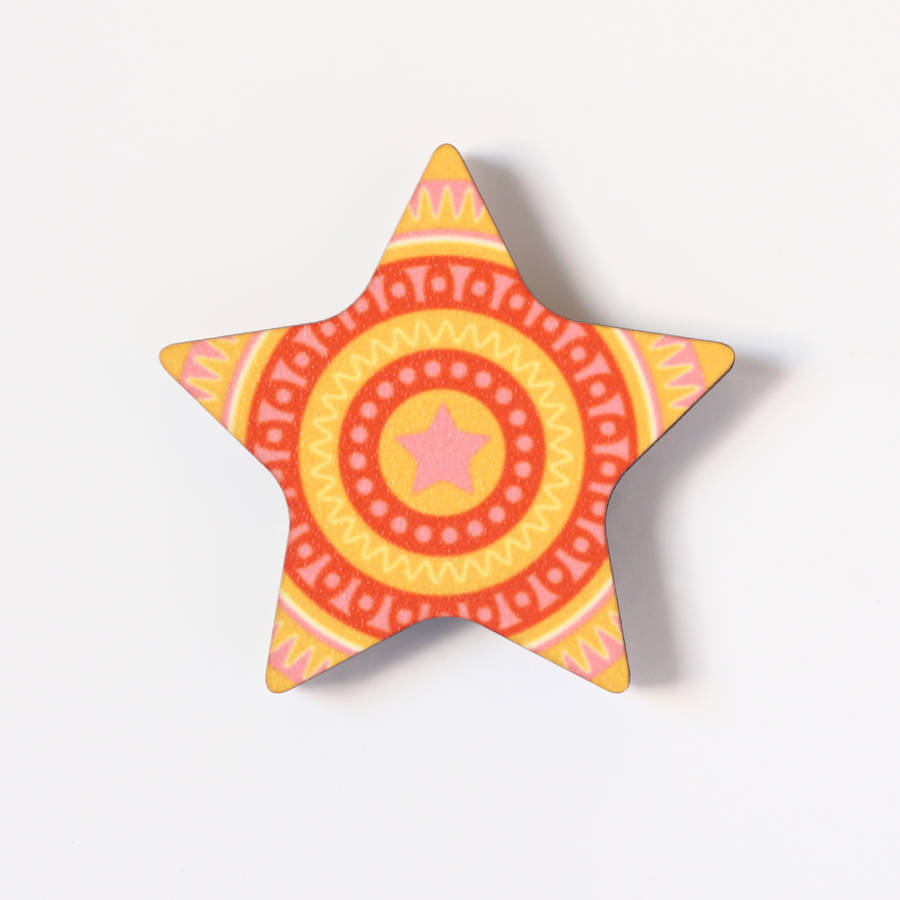 star shaped fridge magnet by beyond the fridge | notonthehighstreet.com