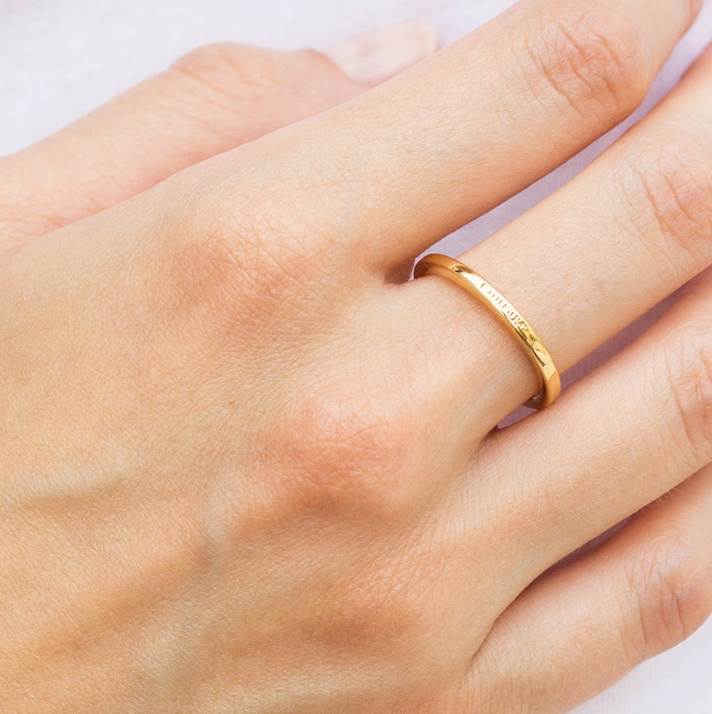 inspiring affirmation stacking rings by synergy jewellery ...