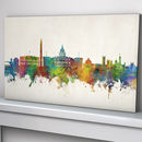 Washington Dc Skyline Cityscape Art Print By Art Pause ...